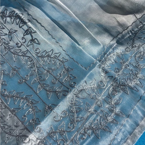 Accents | Embroidered Sheer Organza Curtain Drapery Panel Boho Style ...